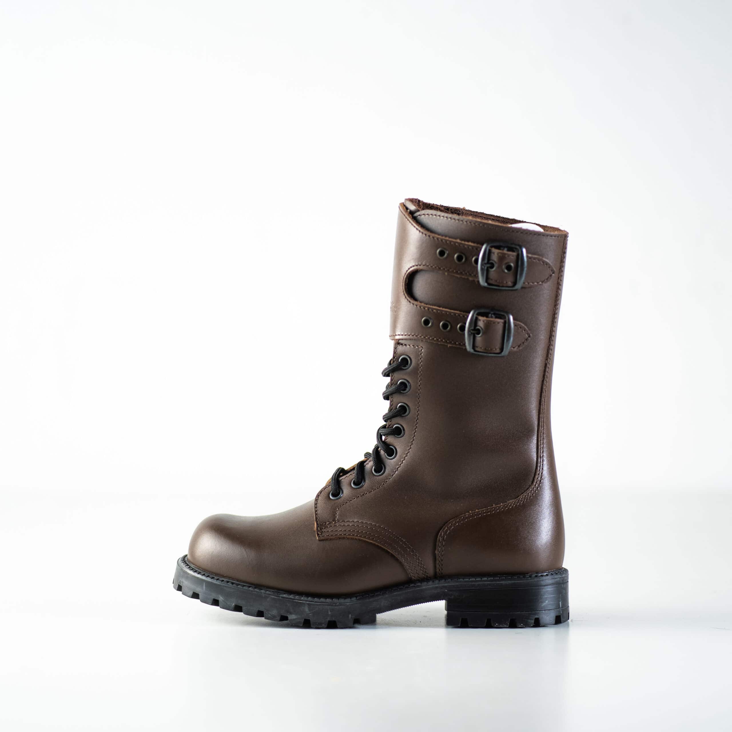 791 Tarkovsky Boots Water-Repellent Leather Military - Dark Brown ...